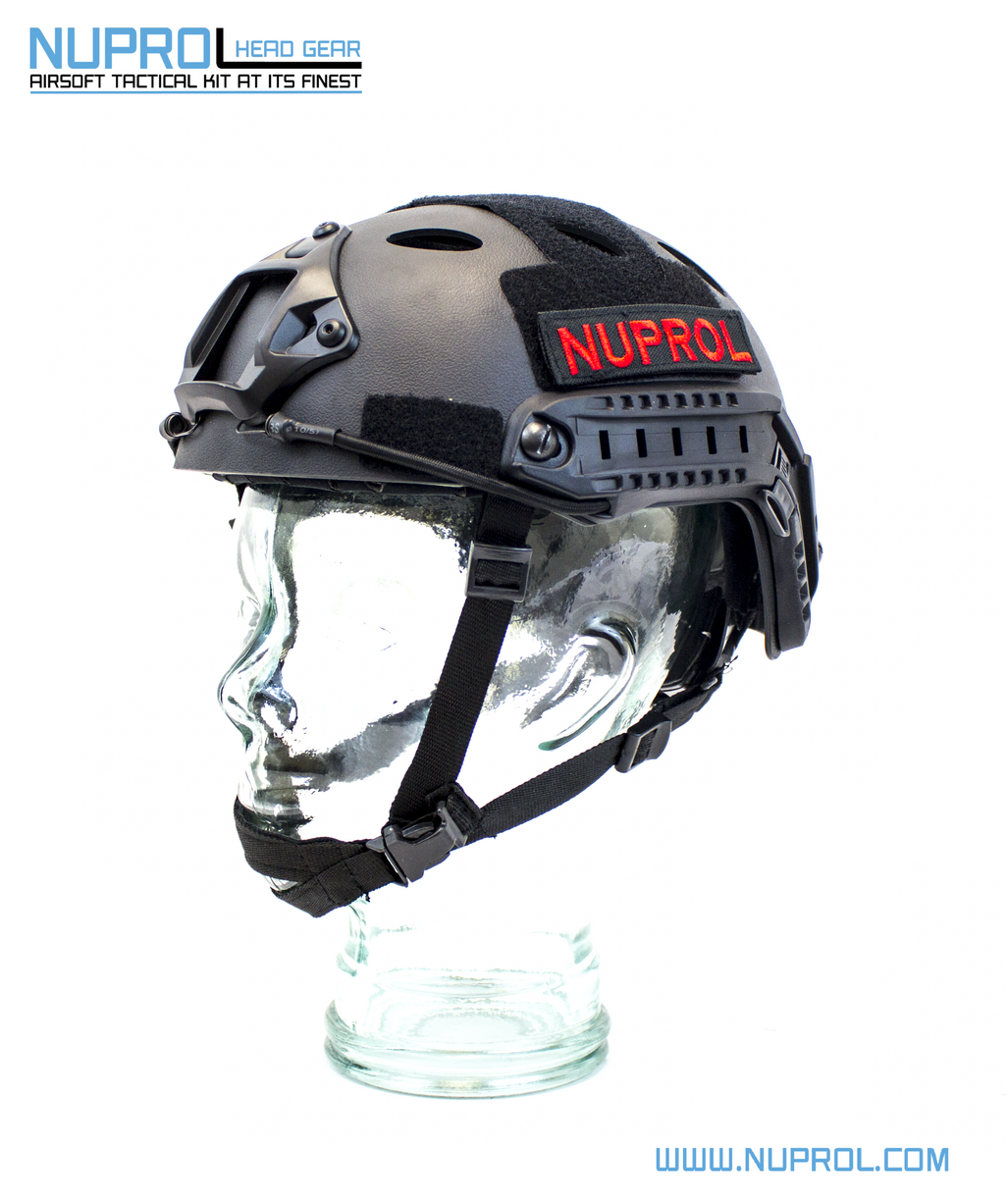 Nuprol PMC Fast Railed Helmet - Black | HC2 Retail